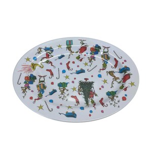 Dr Seuss the Grinch and Max 9 Piece Christmas Dinnerware Set Melamine ...