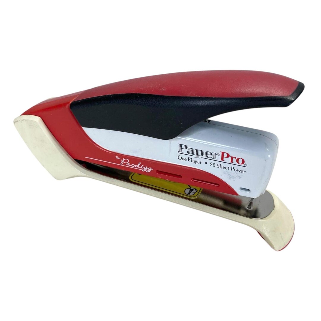 The Prodigy Paperpro One Finger Desktop Manual Stapler 25 Sheet Power ...