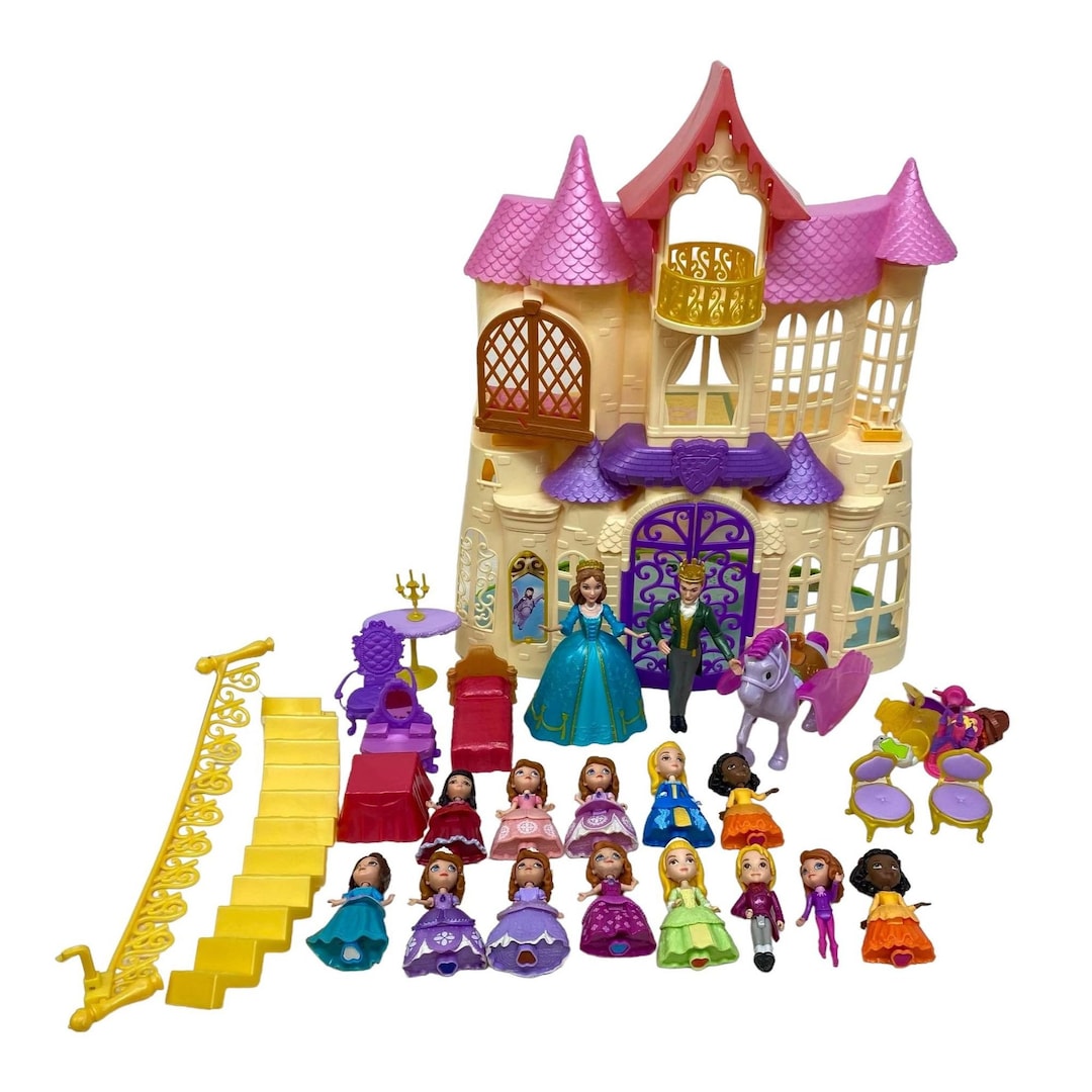 Sofia the First Magical Talking Castle Royal Family & Friends Doll Playset Lot - Etsy