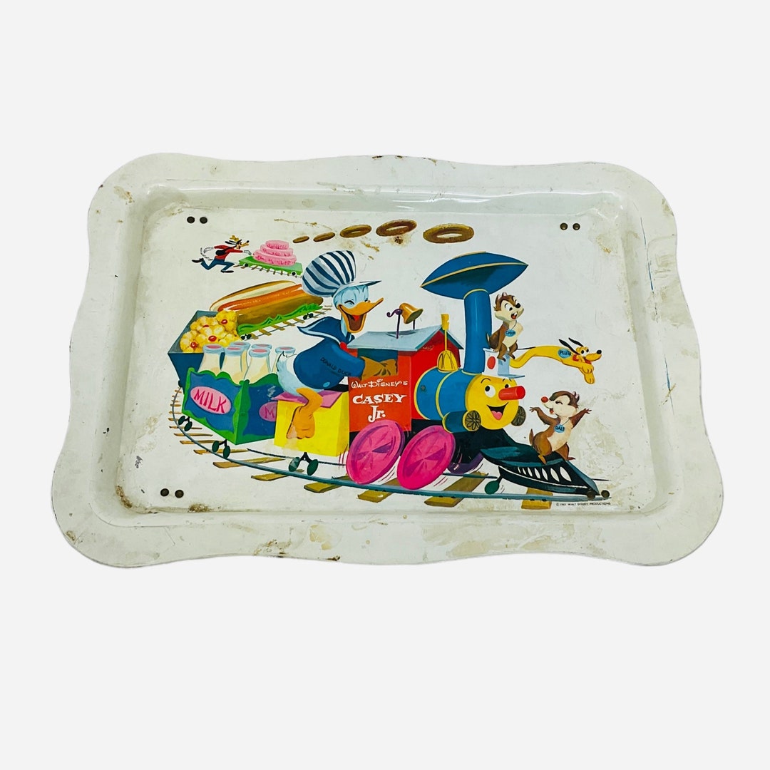 Walt Disney Food Folding Aluminum Metal TV Lap Tray Stand Animation ...