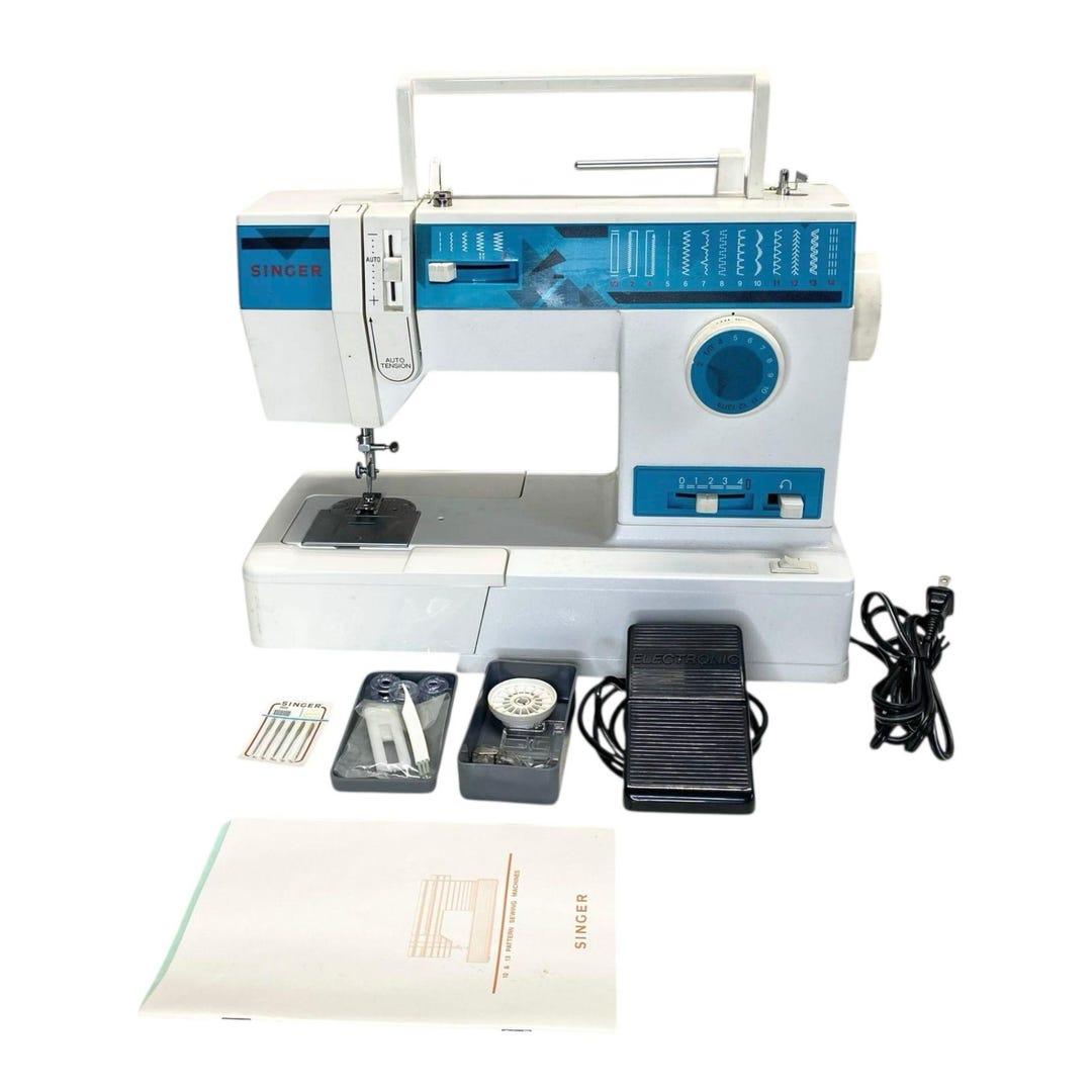 Singer 9410 Heavy Duty Sewing Machine Denim Upholstery Foot Pedal ...