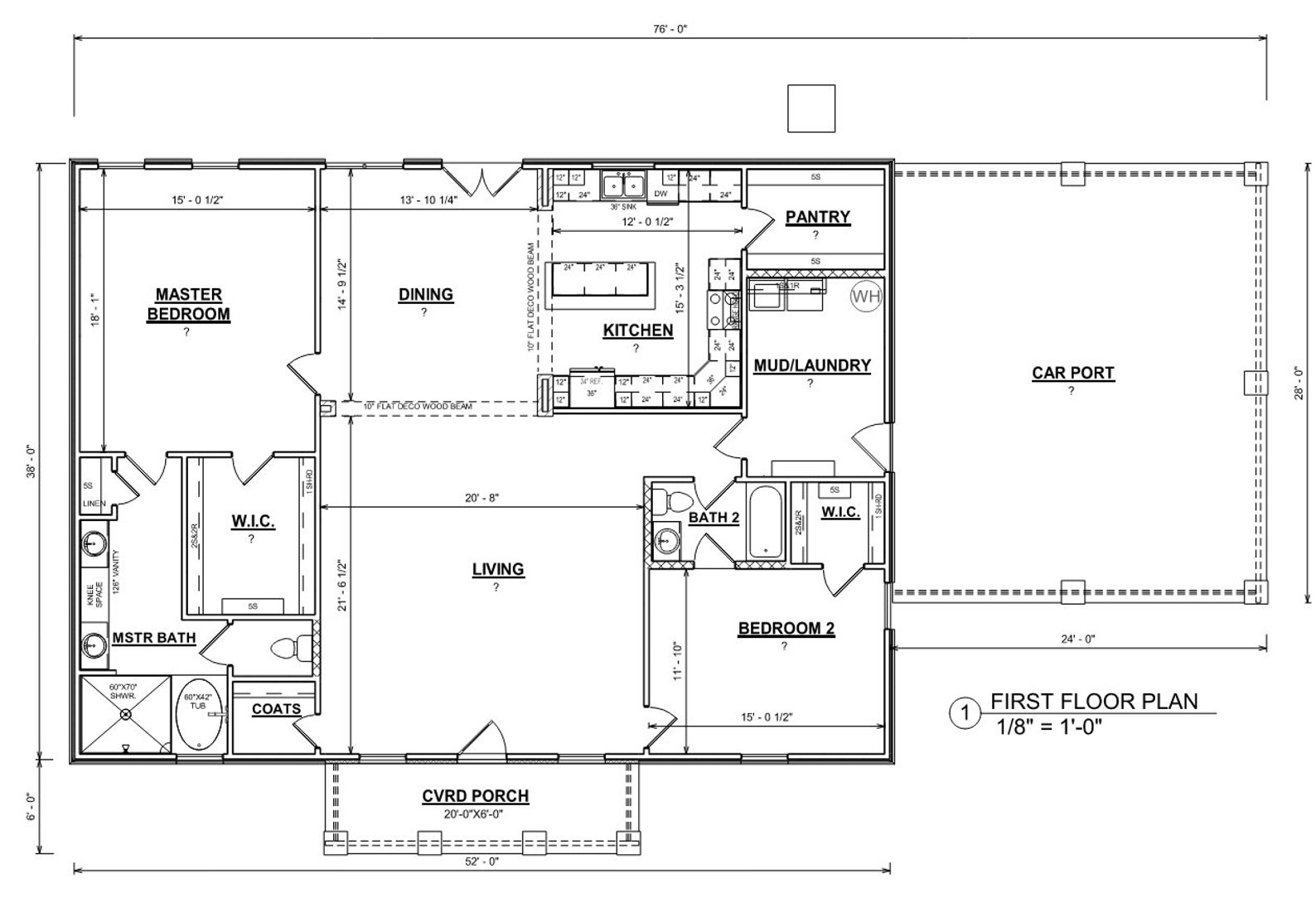 Plan #106 A - 2 BD/2 B, 1,976 Htd. Square Feet Construction Plan Set - Etsy