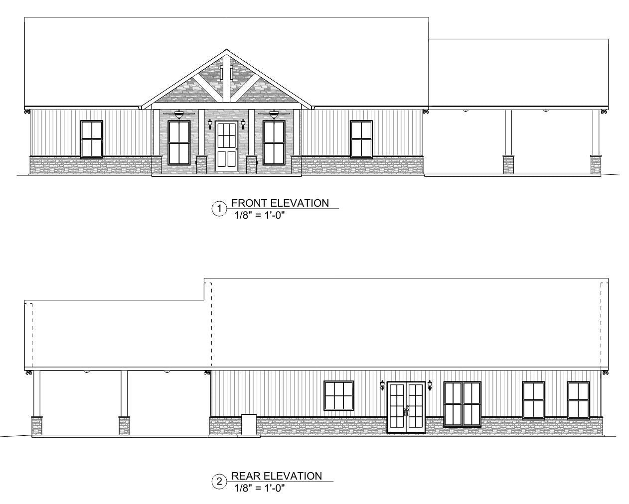Plan #106 A - 2 BD/2 B, 1,976 Htd. Square Feet Construction Plan Set - Etsy