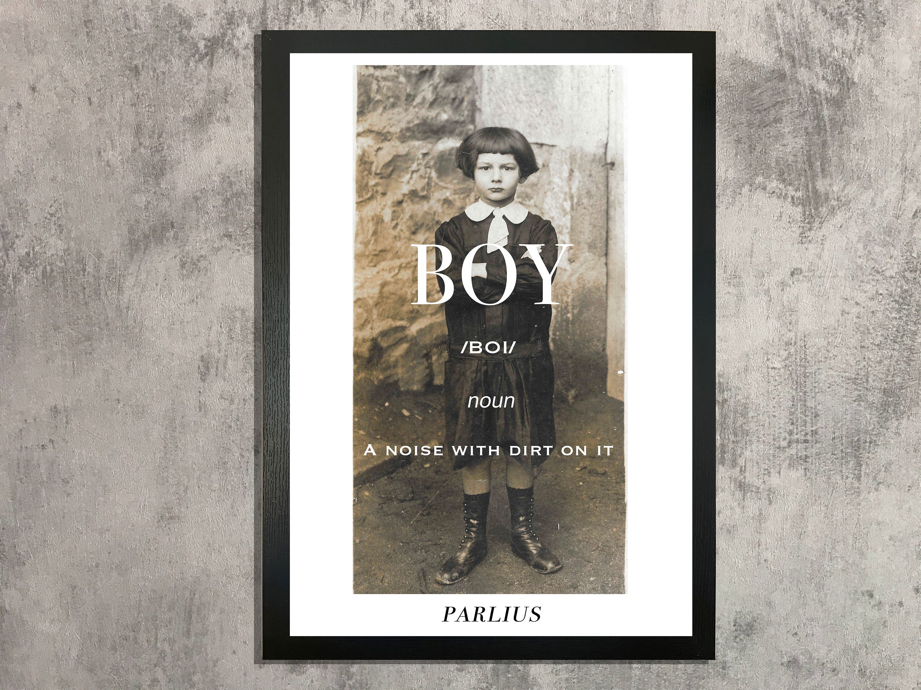 Boy Definition / Boy / Definition / Print Wall Art / Poster / Boy Quote ...