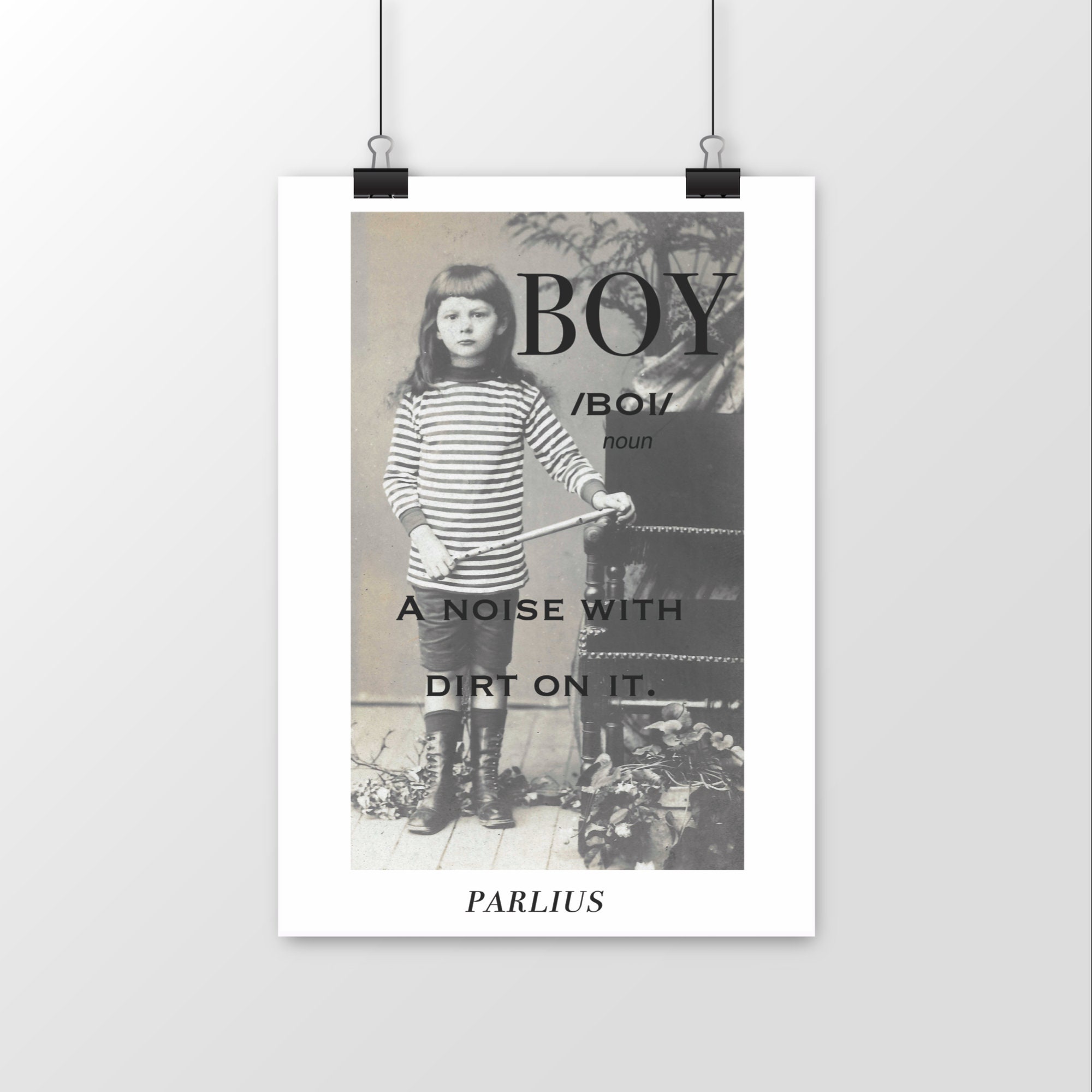 Boy Definition / Boy / Definition / Print Wall Art / Poster / Boy Quote ...