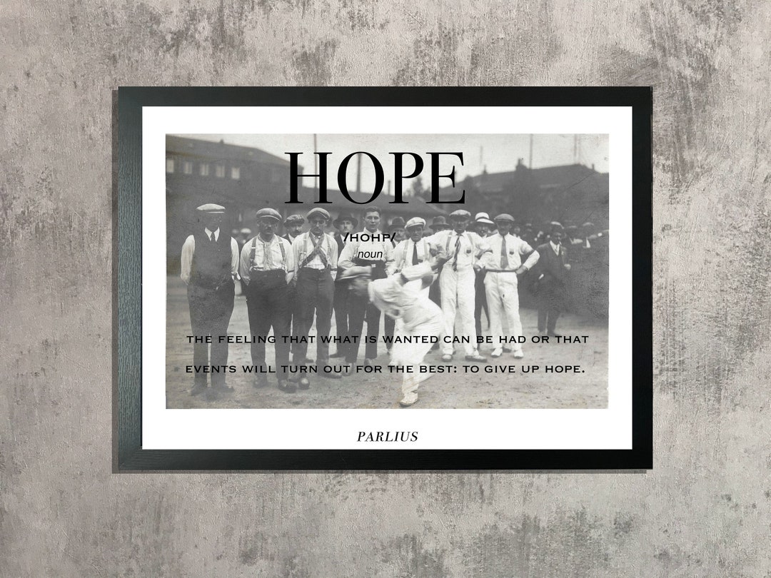 Hope Definition/ Hope Definition/ Printing/ Wall Art/ Hope Print/ Wall ...