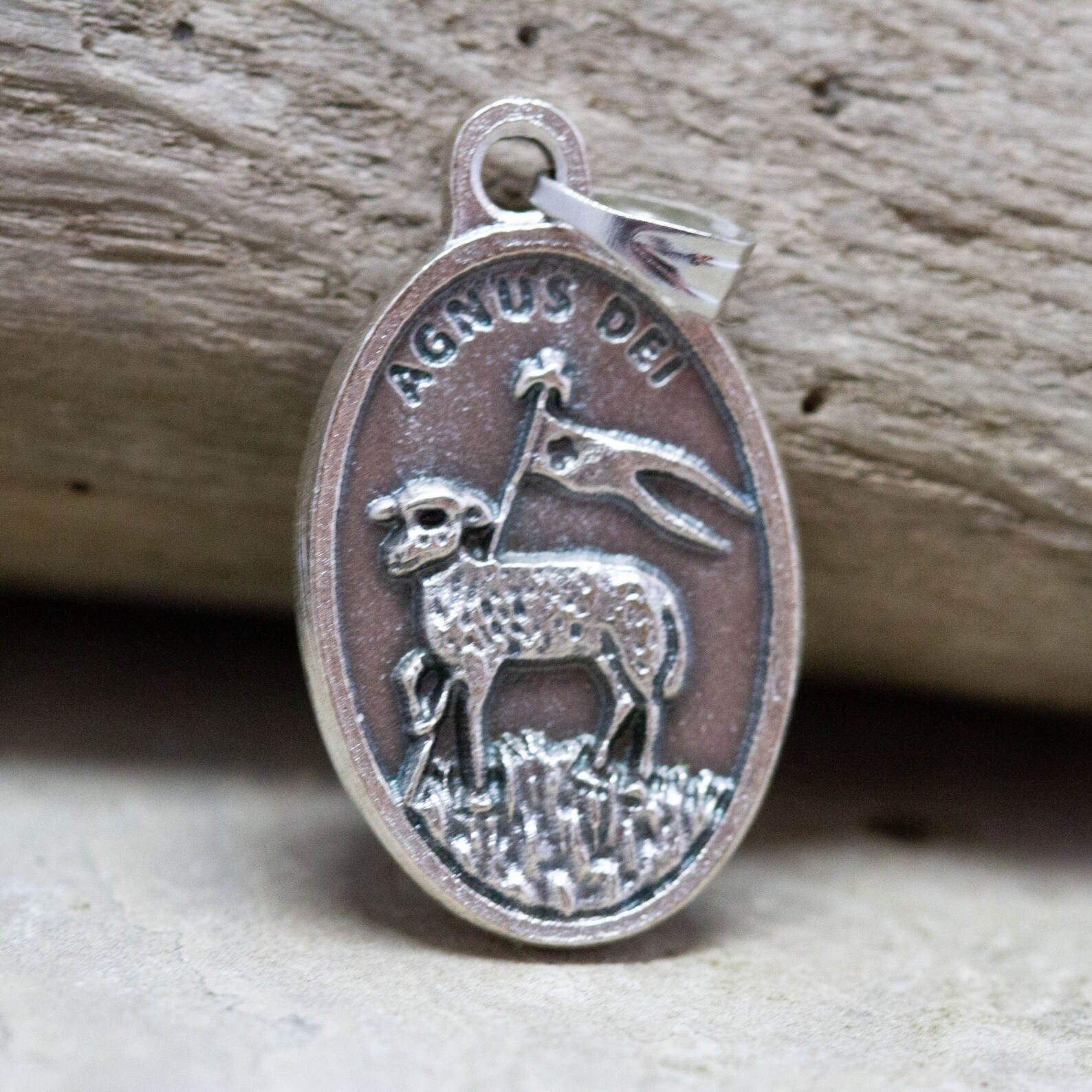 Agnus Dei Oval Medal - Etsy