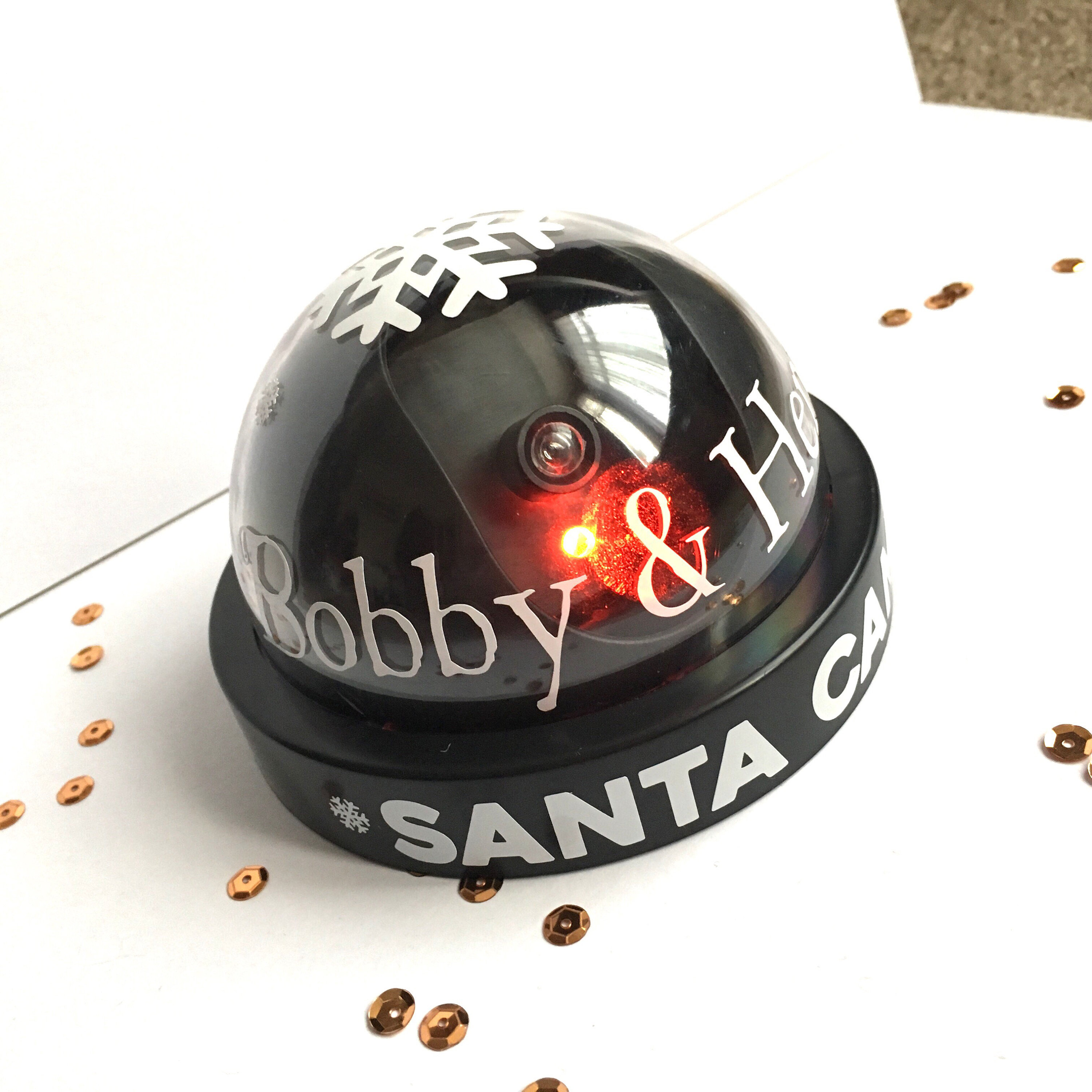 Personalised Flashing Santa Camera Surveillance Naughty Elf - Etsy