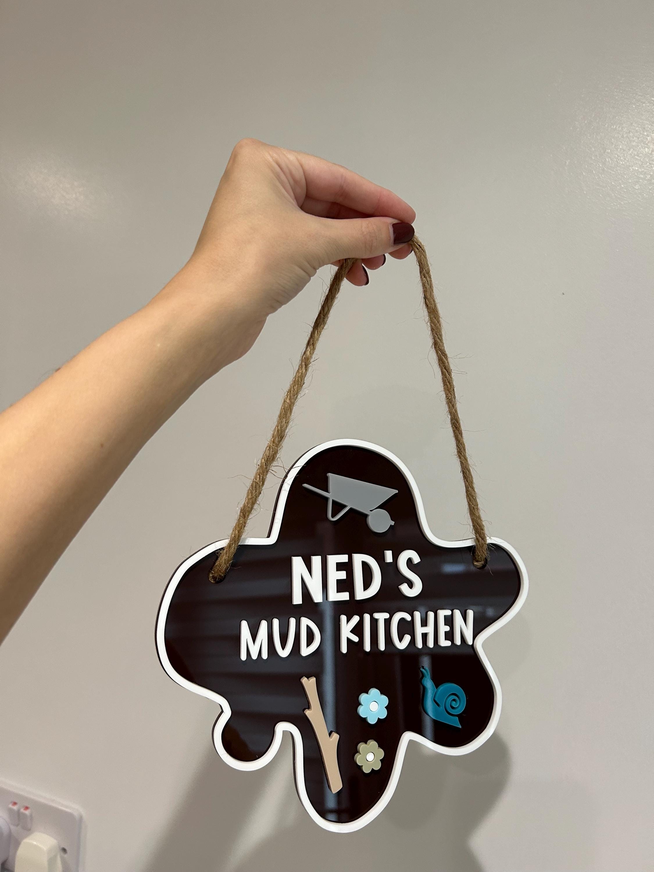 Personalised Mud Kitchen Sign: Outdoor Play Cafe Accessory - Etsy