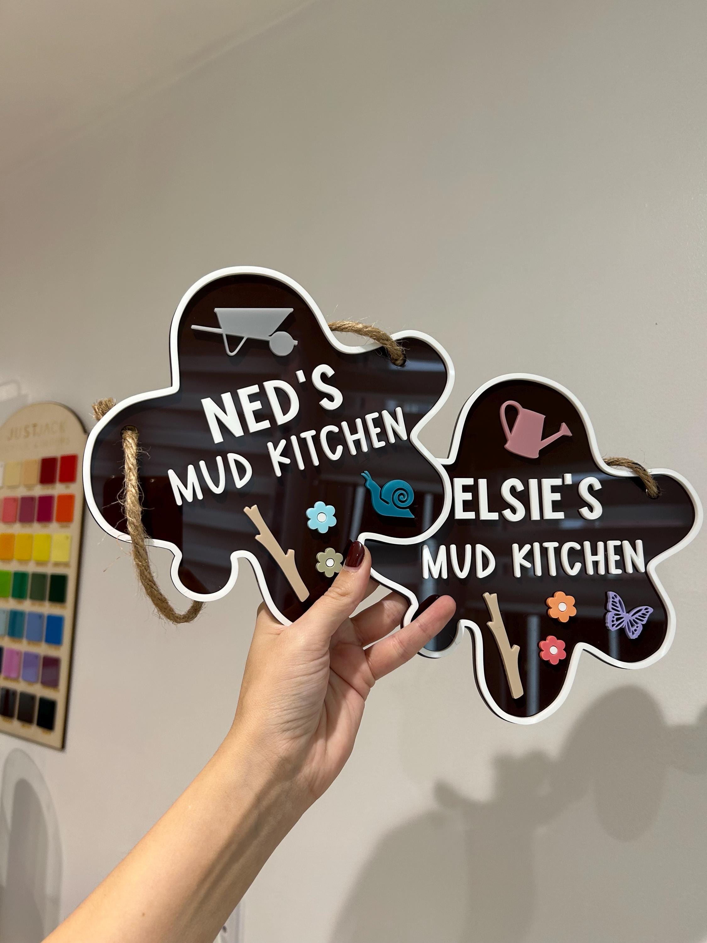 Personalised Mud Kitchen Sign: Outdoor Play Cafe Accessory - Etsy