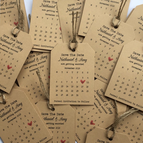 Rustic Save the Date - Etsy