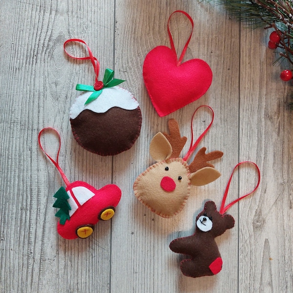 Felt Ornaments - Etsy