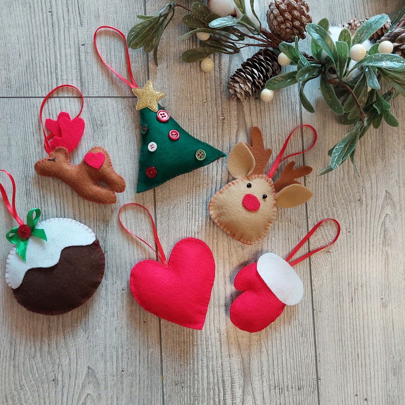 Christmas Tree Decorations - Etsy UK
