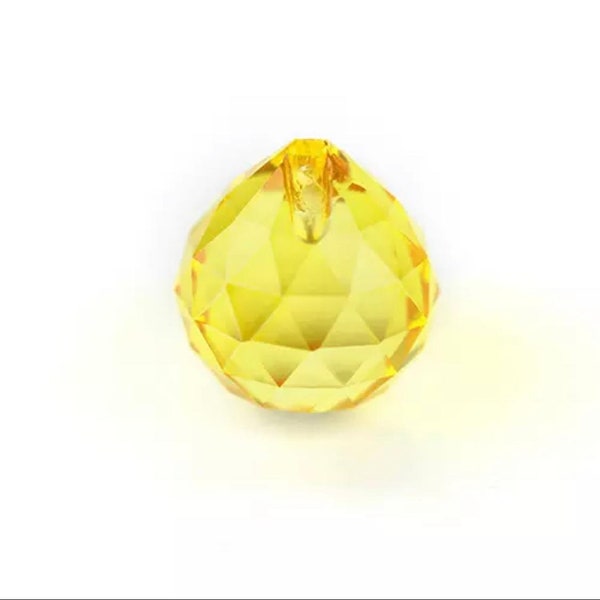 Faceted Crystal Ball - Etsy