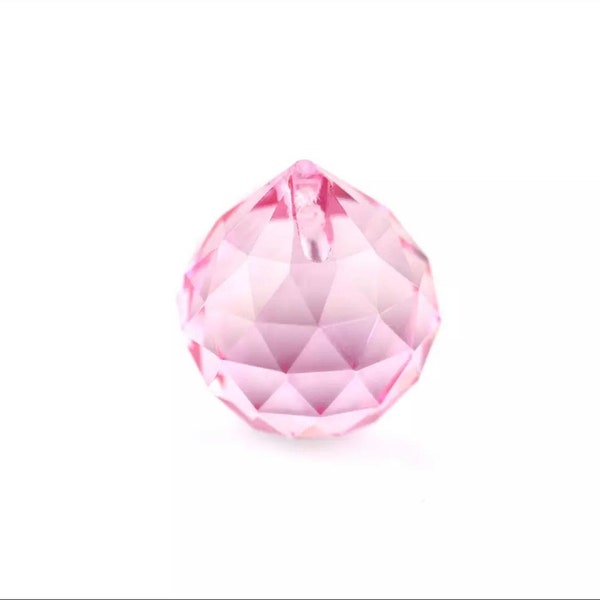 Faceted Crystal Ball - Etsy