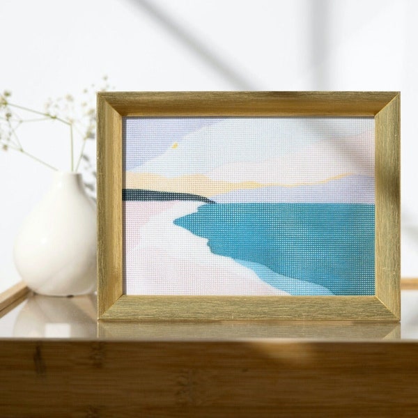 Beach Needlepoint - Etsy