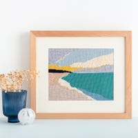 Beach Needlepoint - Etsy