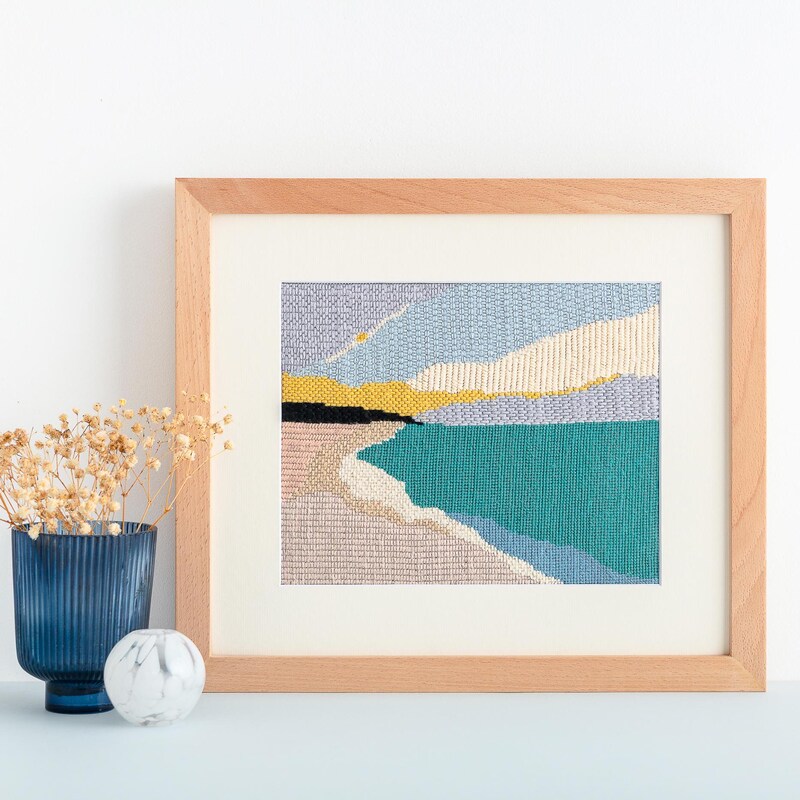Beach Needlepoint - Etsy