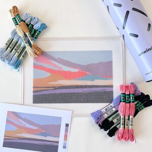 Sunset Beach Needlepoint Kit - Etsy