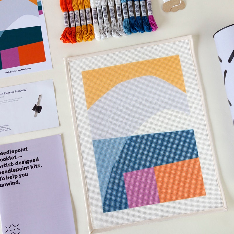 Modern Needlepoint - Etsy