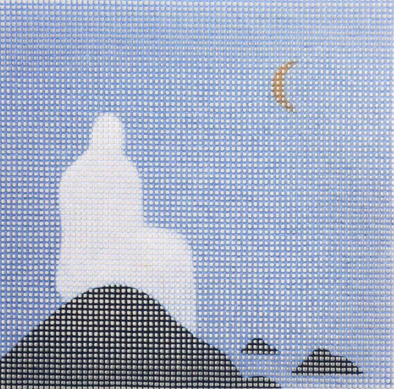 Modern Needlepoint Beginner Kit Waiting Minimal Tapestry Kit - Etsy