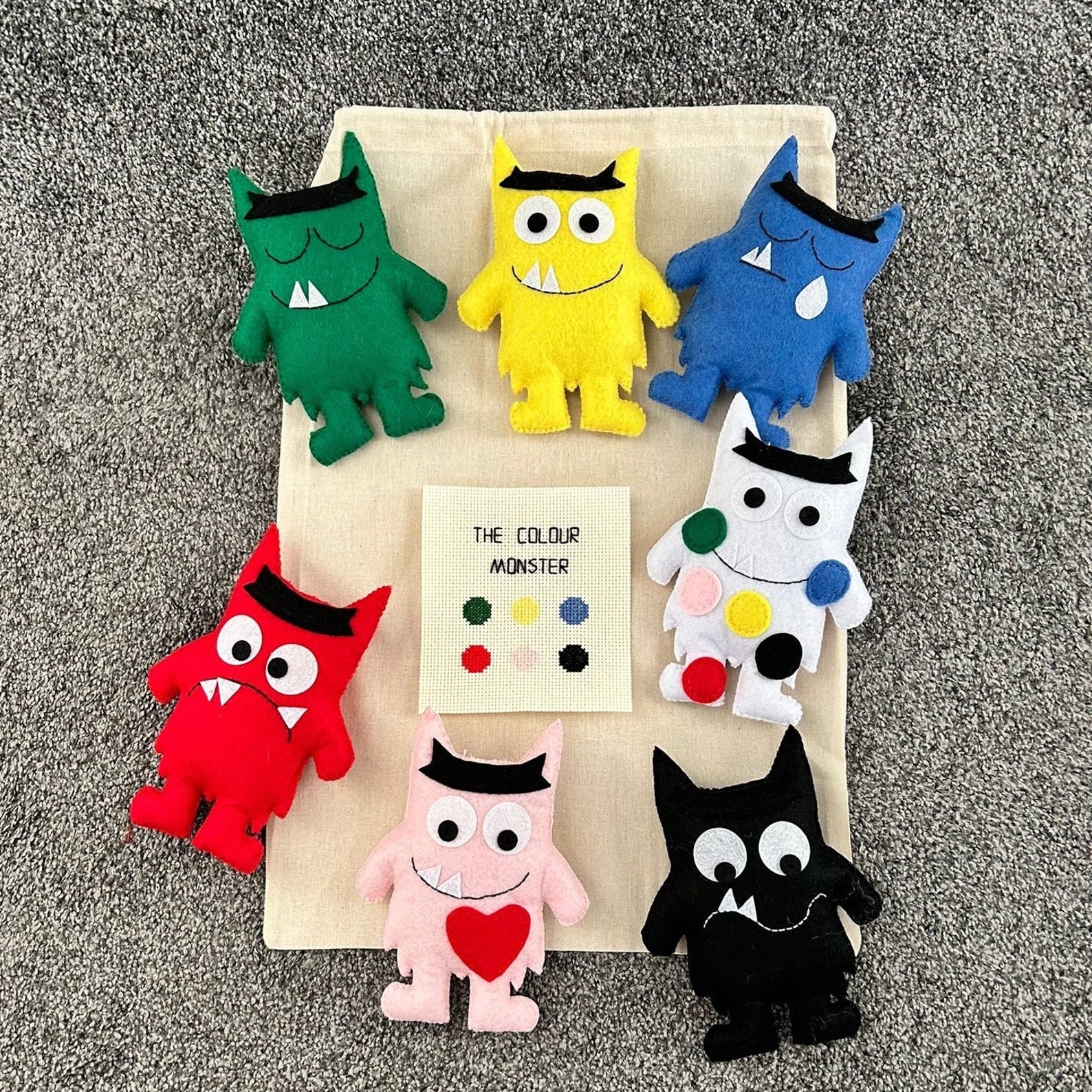 The Colour Monster Story Sack Story Characters Learning Toy Story ...