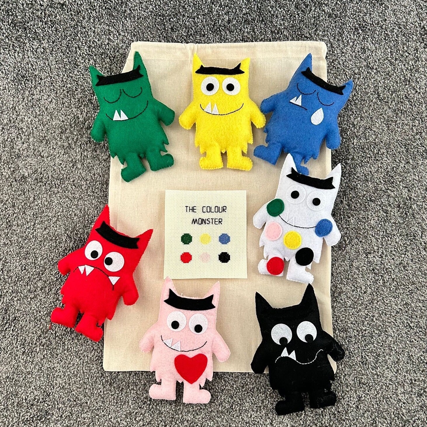 The Colour Monster Story Sack Story Characters Learning Toy Story ...