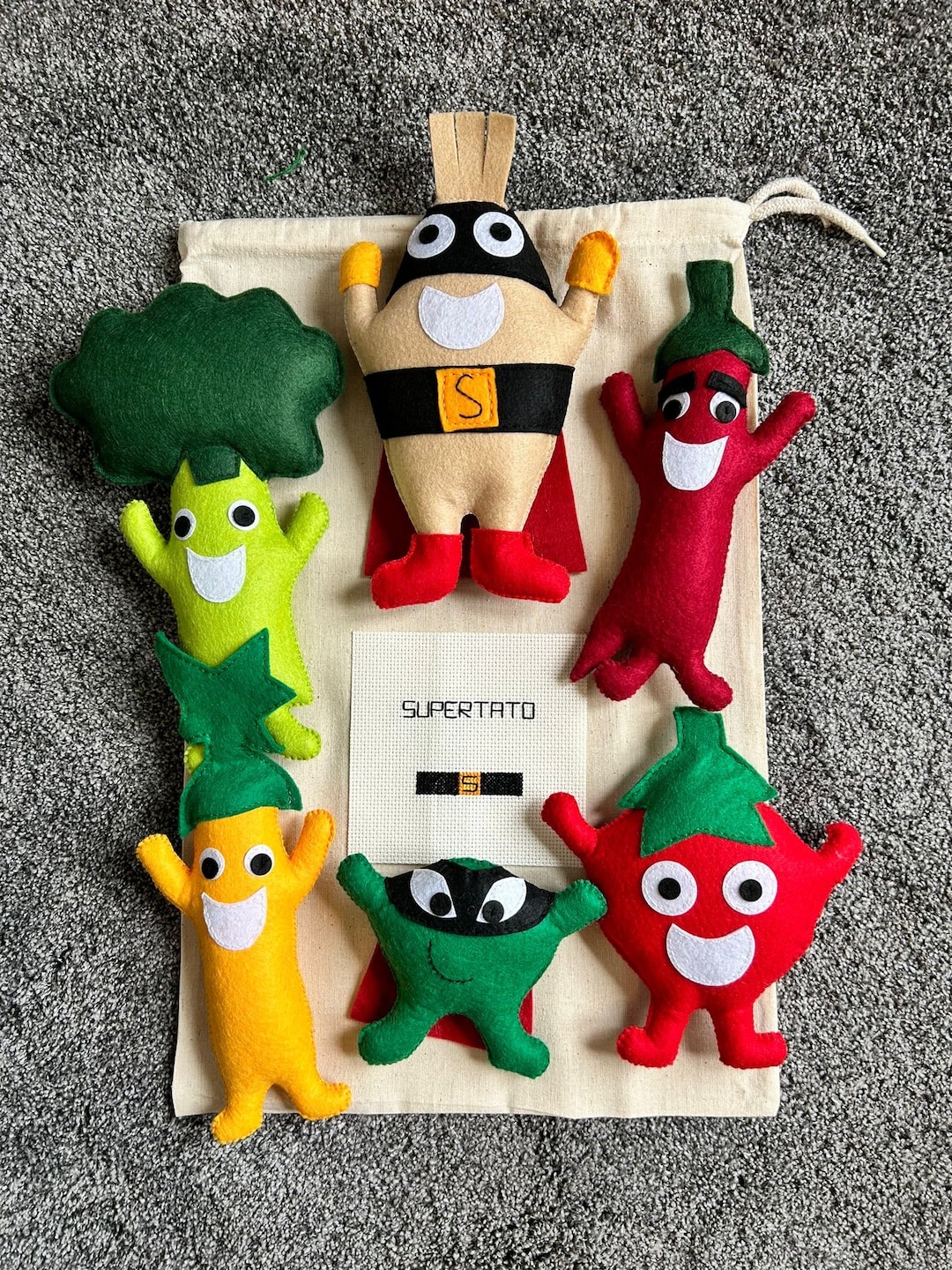 Supertato and Veggies Story Sack- Story Characters- Learning Toy- Story ...