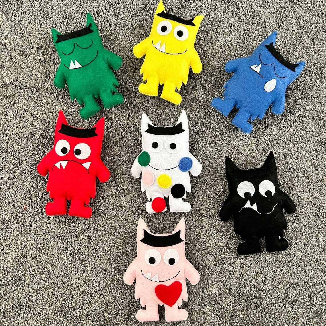 The Colour Monster Story Sack Story Characters Learning Toy Story ...