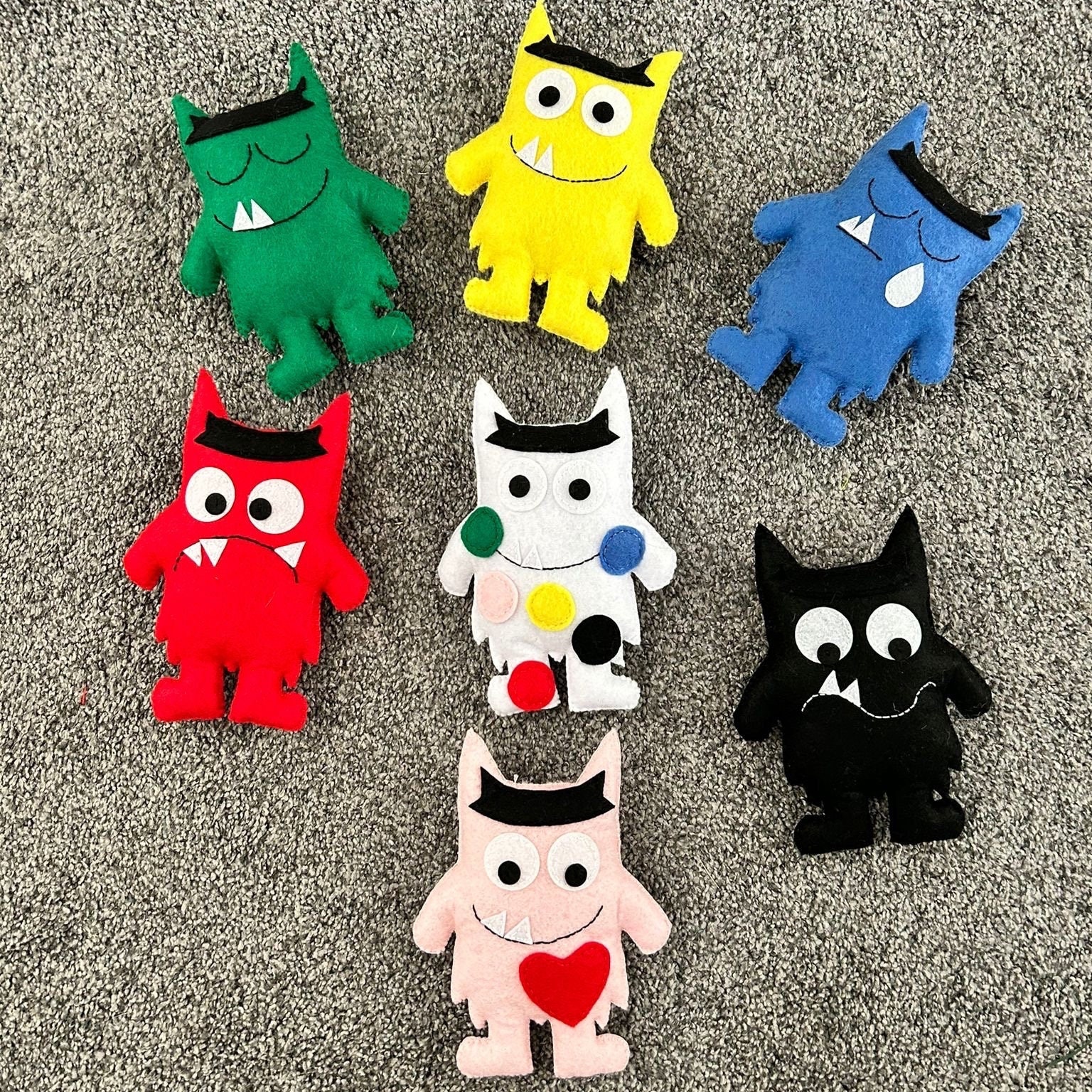 The Colour Monster Story Sack - Story Characters- Learning Toy- Story ...