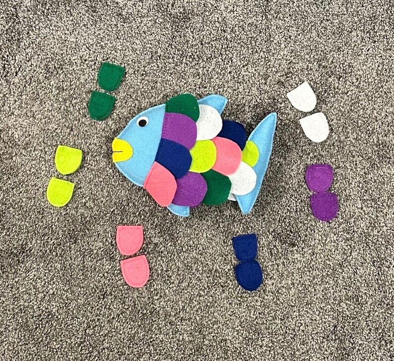 The Rainbow Fish Story Sack - Etsy UK