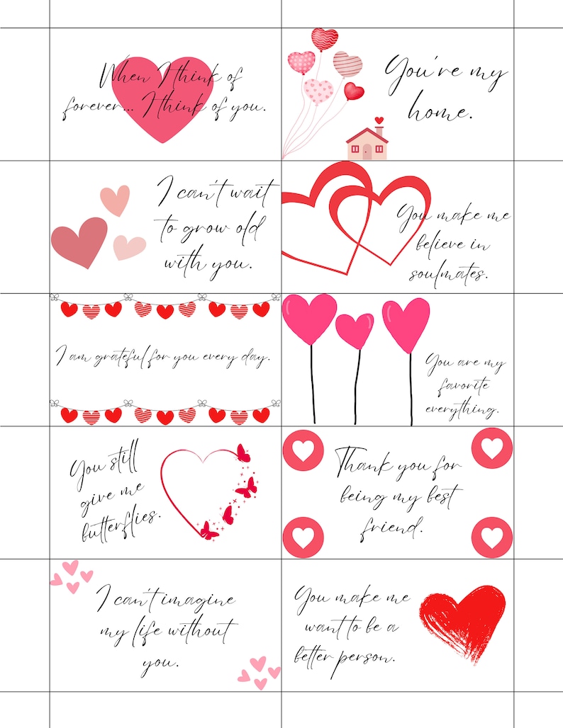 Romantic Love Notes, Pocket Love Notes, Love Notes I Love You ...