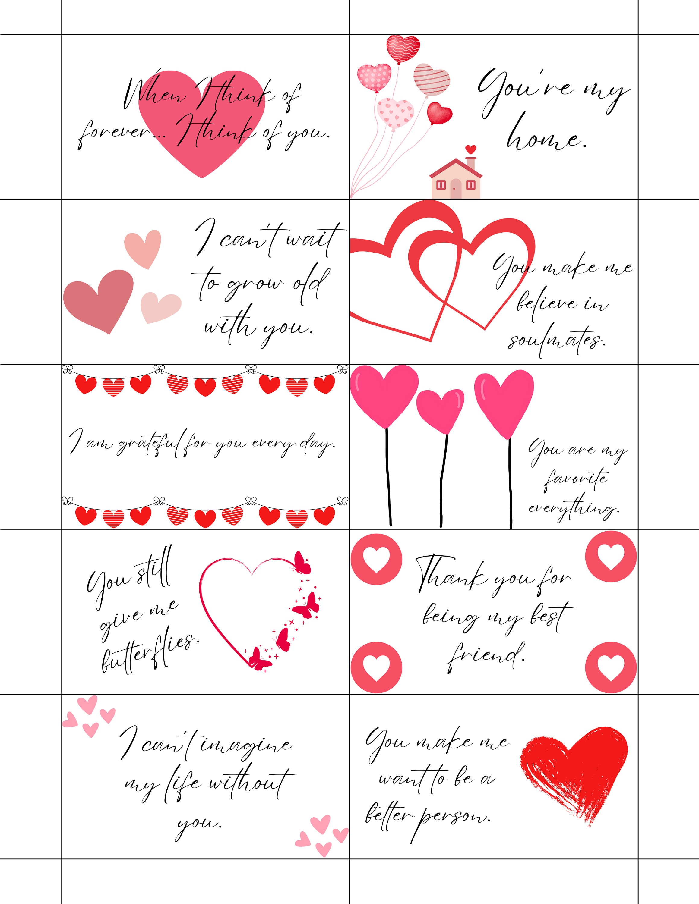 Romantic Love Notes, Pocket Love Notes, Love Notes I Love You ...