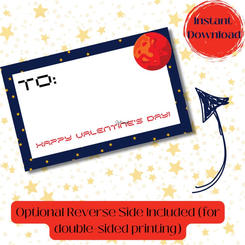 Printable Outer Space Themed Astronaut Valentine Cards for Kids ...