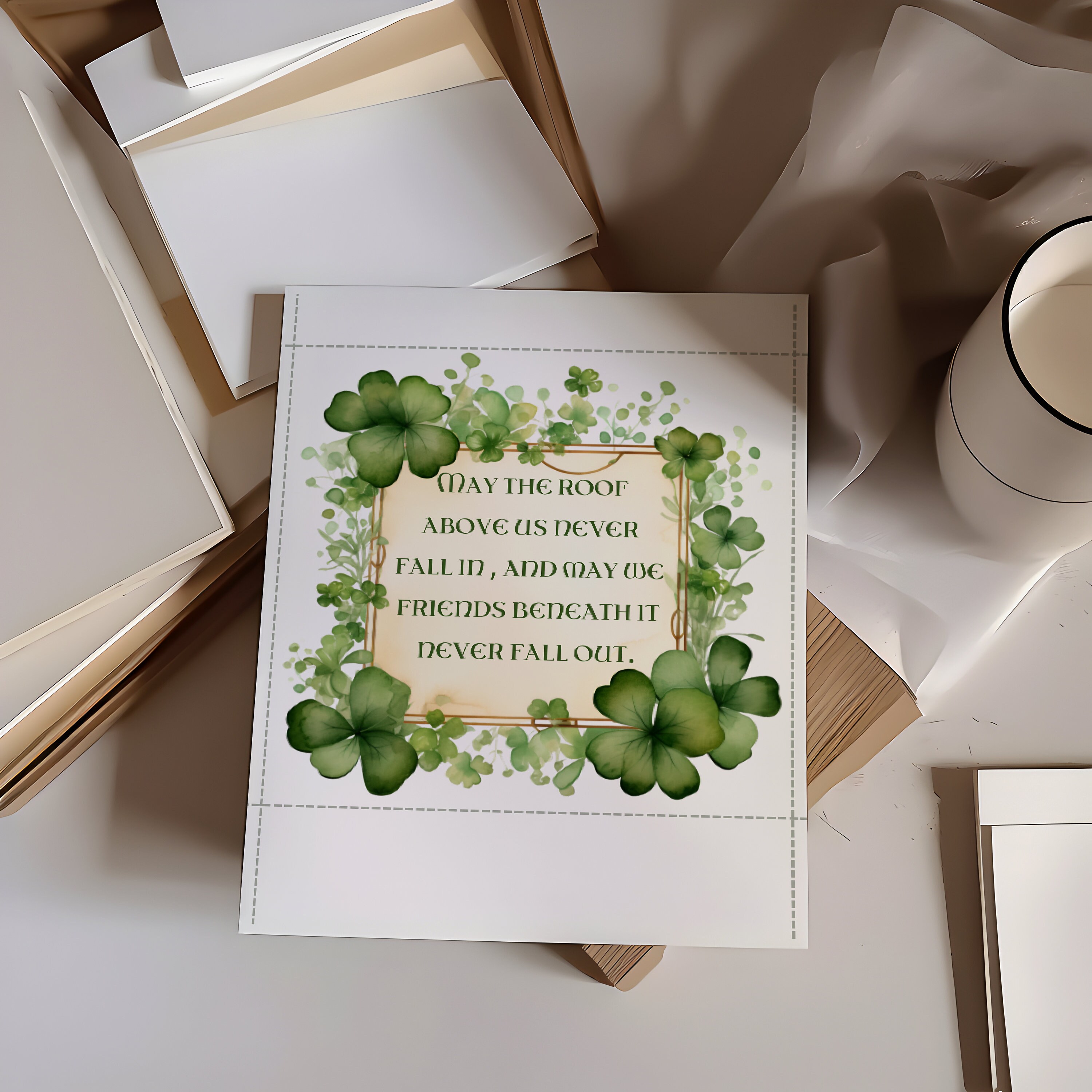 Printable Irish Wall Art, Irish Decor, Celtic Wall Art, St. Patricks ...