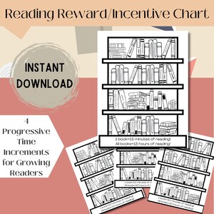 Printable Reading Growth and Motivation Bundle, Includes Reward ...