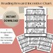 Printable Reading Growth and Motivation Bundle, Includes Reward ...