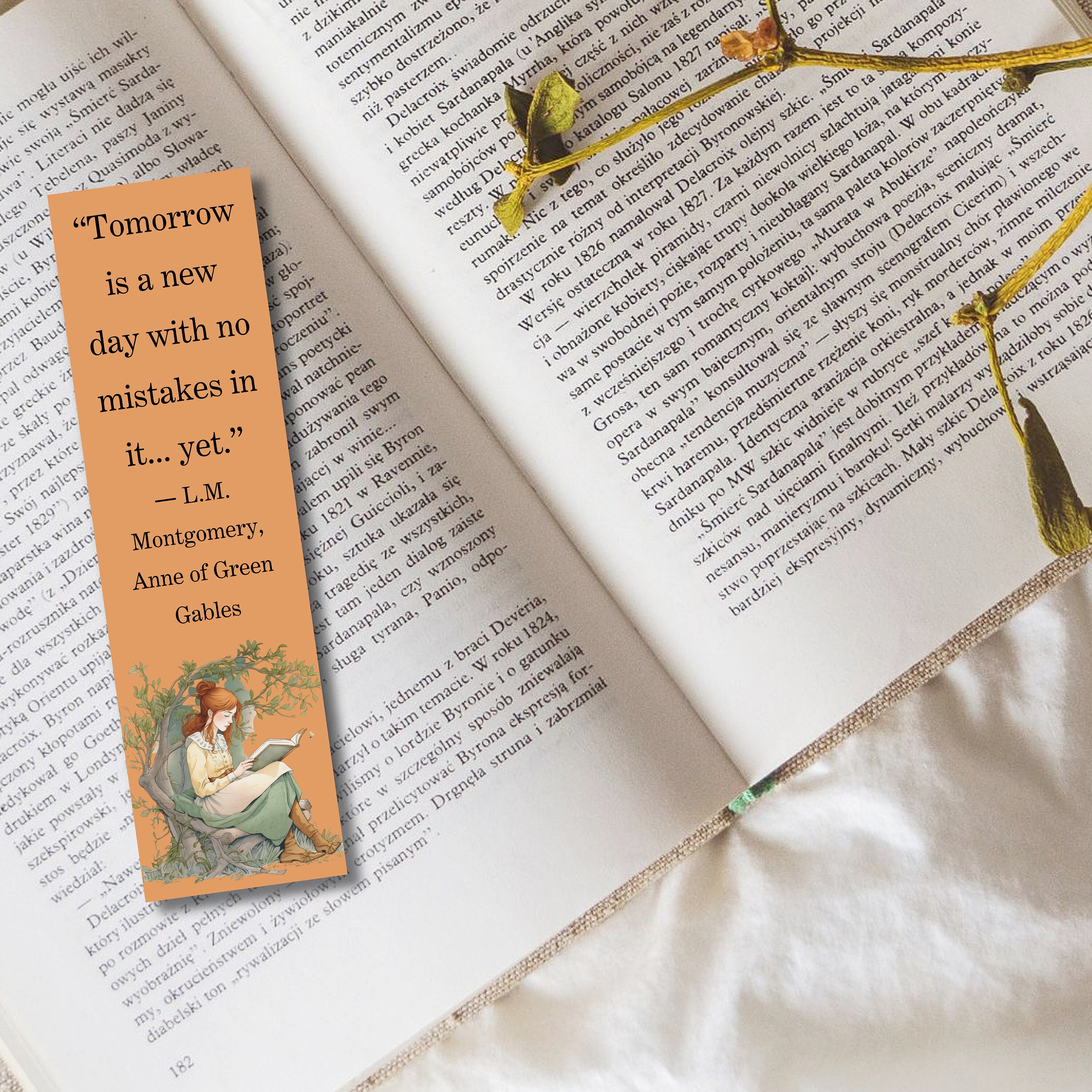 Anne of Green Gables Bookmarks, Anne of Green Gables Quotations, Cute ...