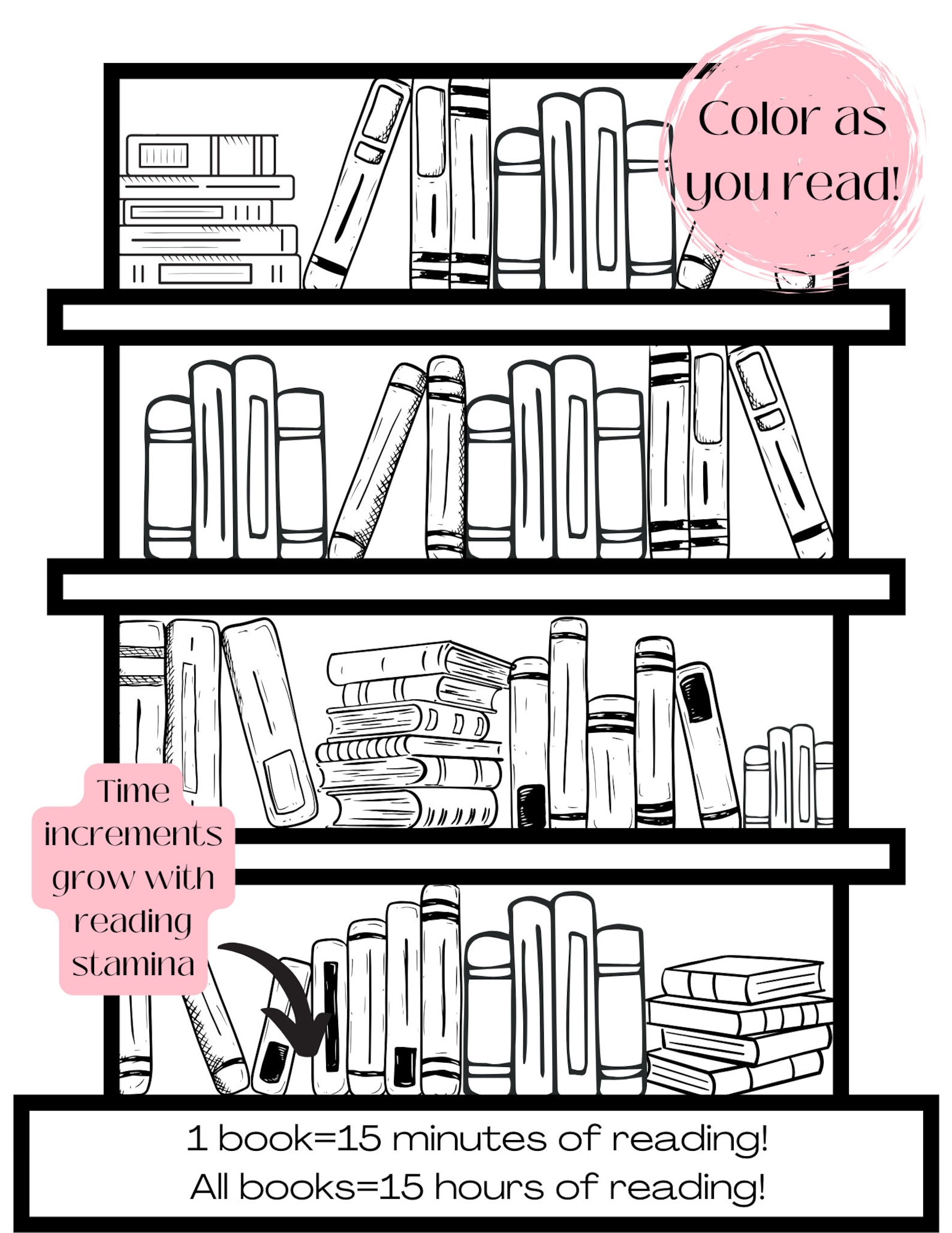 Printable Reading Growth and Motivation Bundle, Includes Reward ...