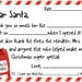 Santa Thank You Note for Kids, Christmas Gratitude, Kids Thank You Note ...