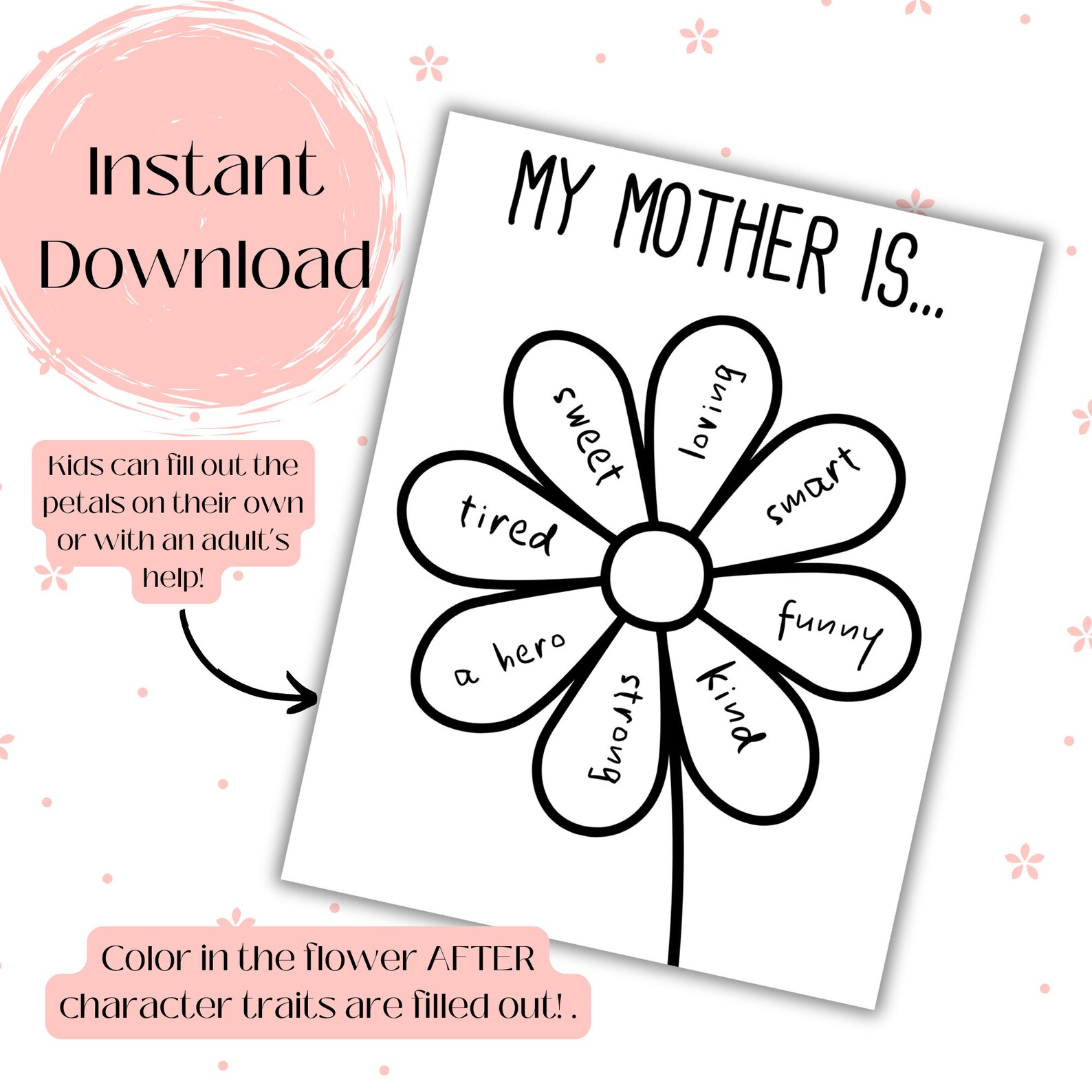 Mother's Day Activity Bundle, Gifts for Mom From Child, Mom's Birthday ...