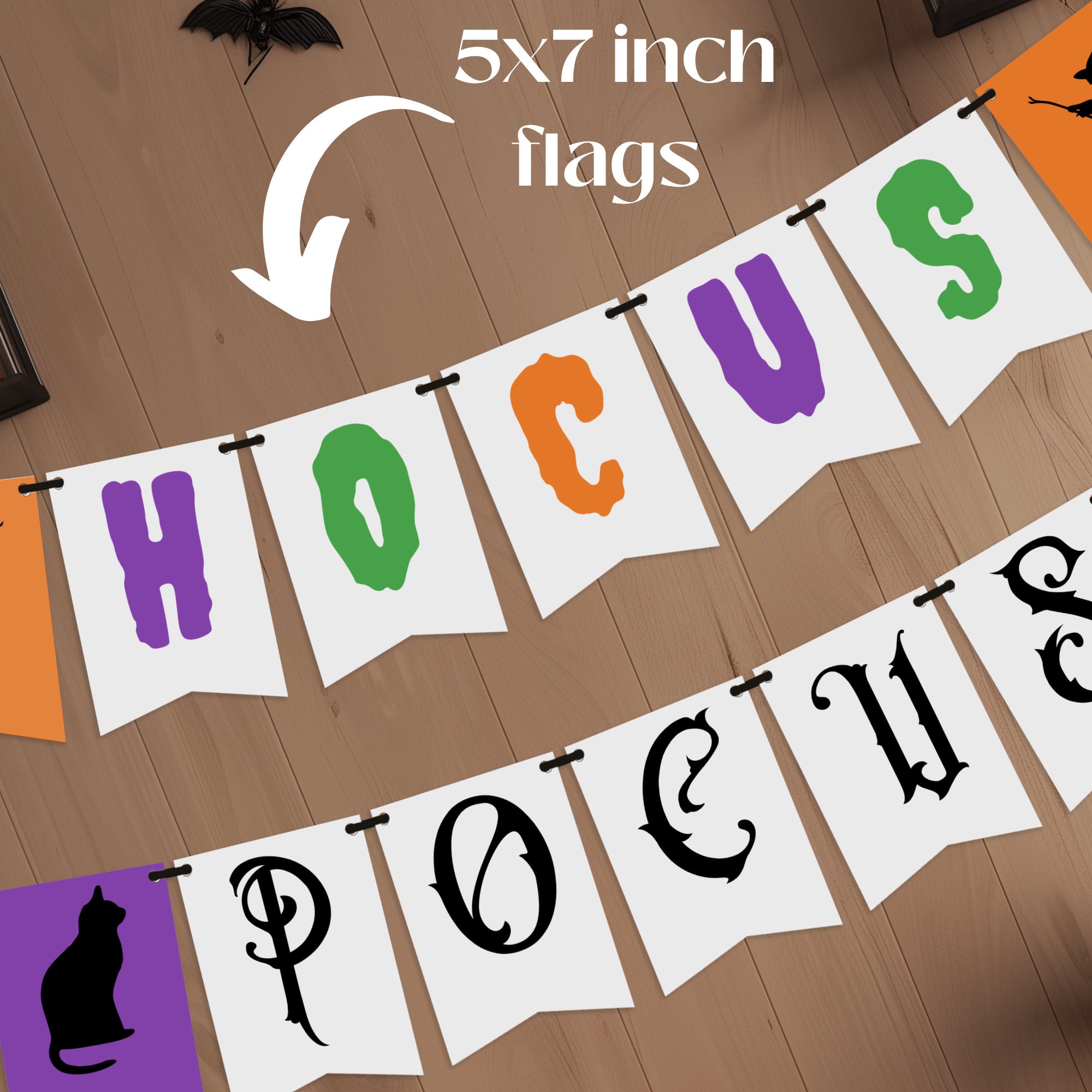 Printable Hocus Pocus Halloween Banner, Halloween Party Banner, Hocus ...