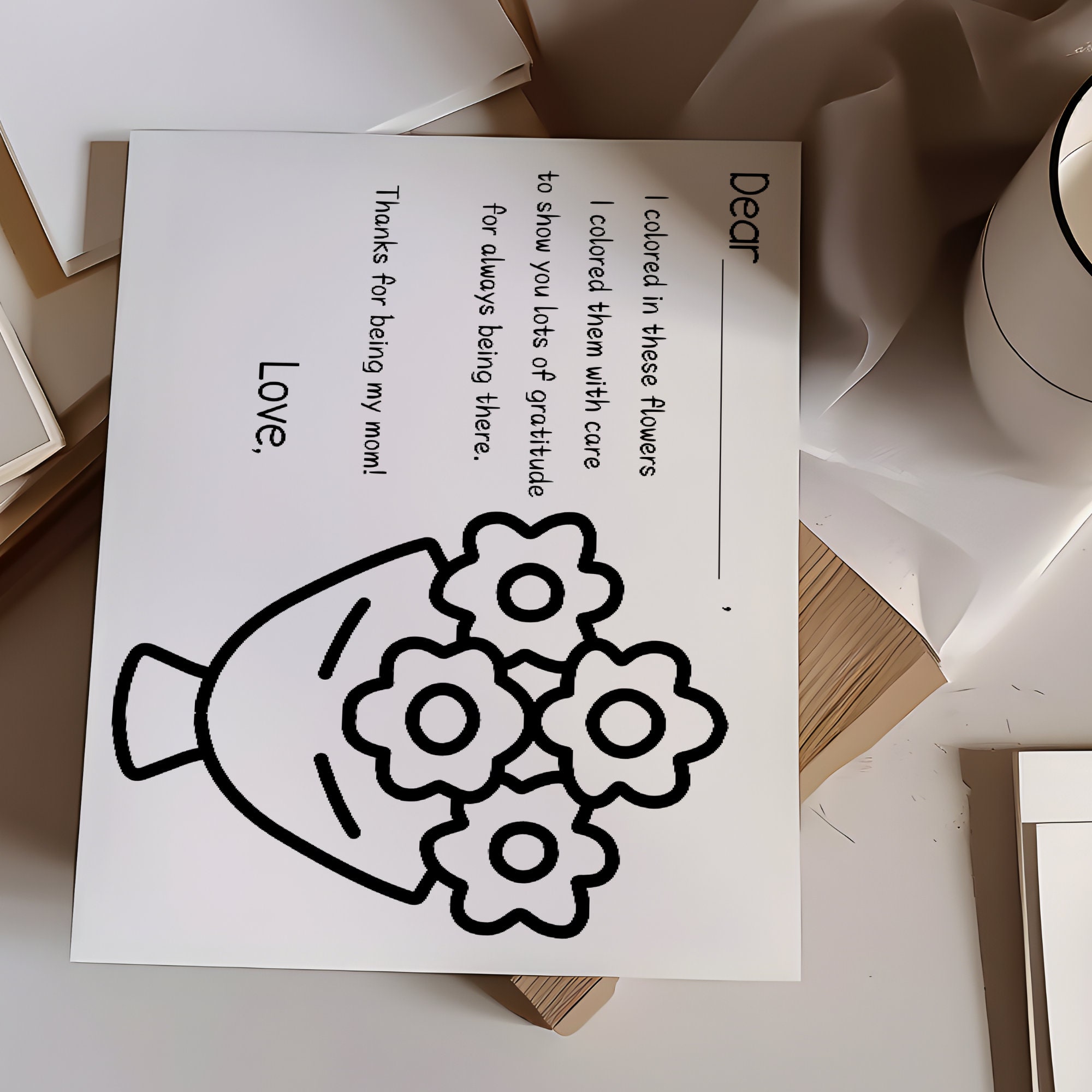 Mother's Day Activity Bundle, Gifts for Mom From Child, Mom's Birthday ...