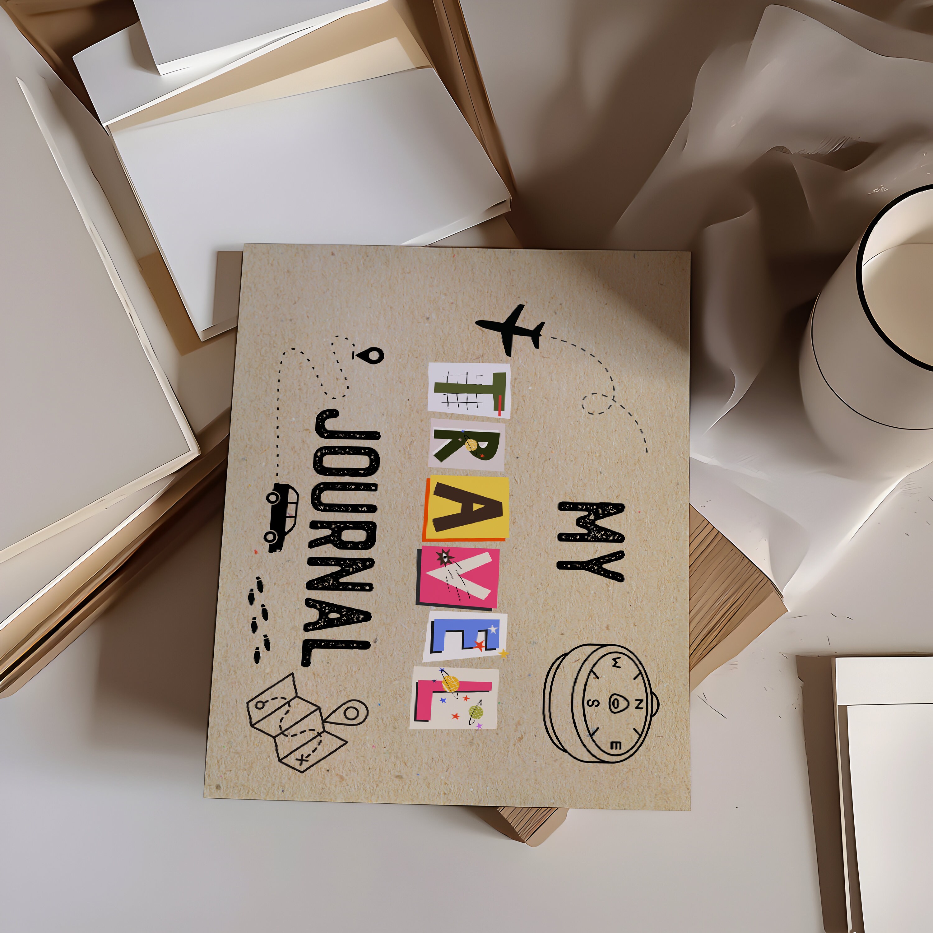 Printable Kids Travel Journal, Travel Diary, Travel Journal Printable ...