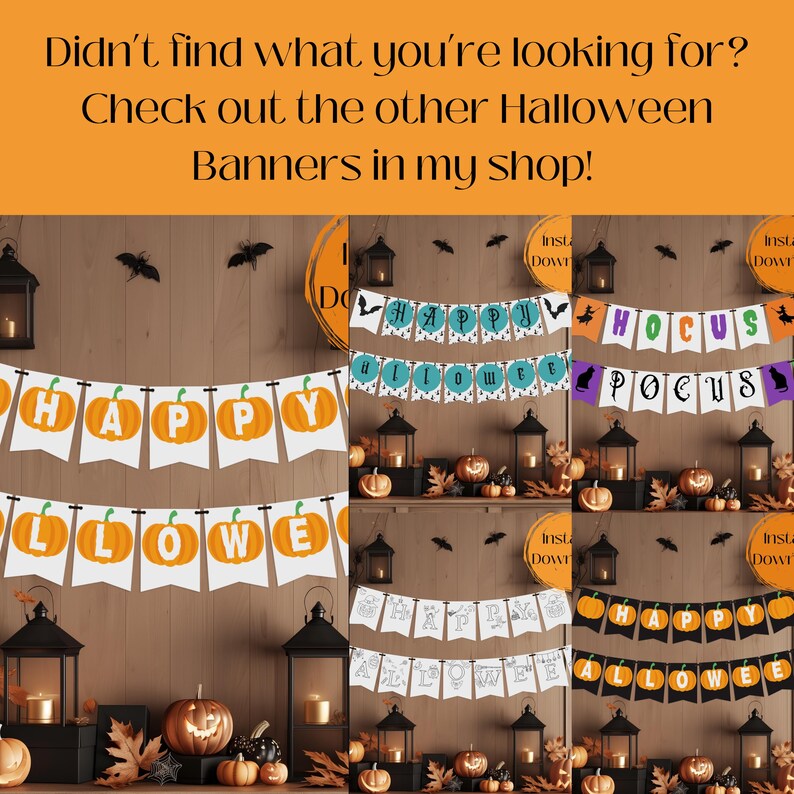 Printable Hocus Pocus Halloween Banner, Halloween Party Banner, Hocus ...