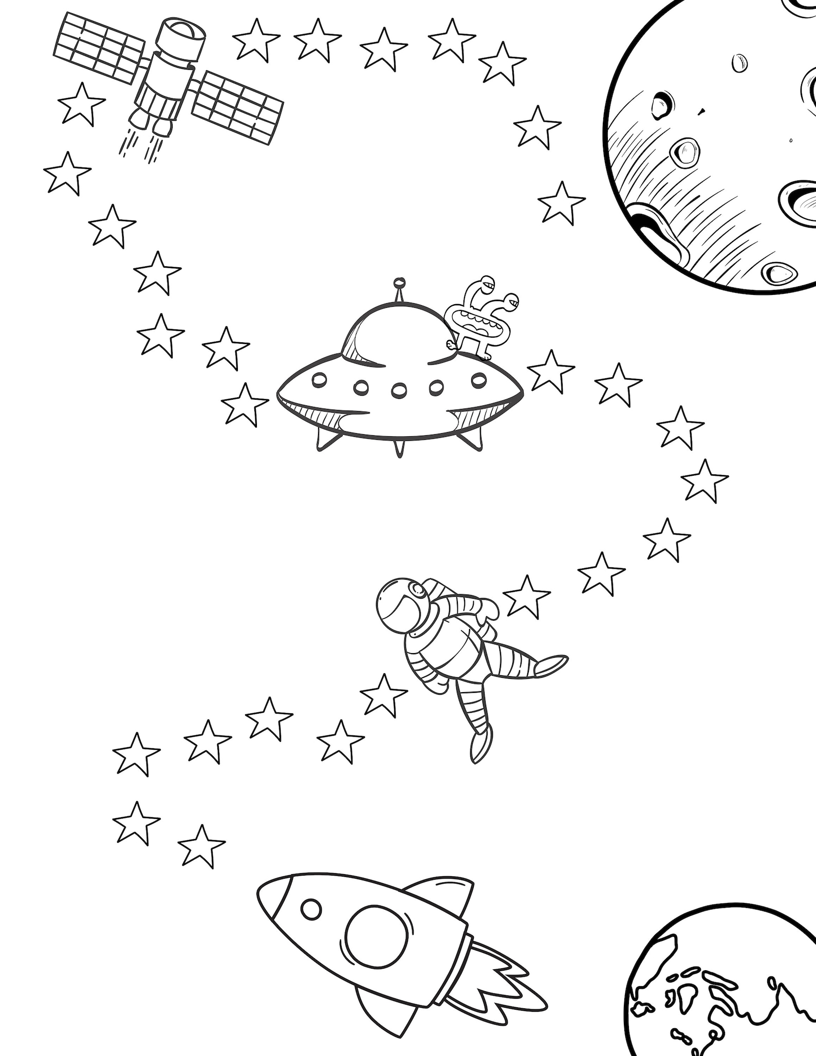 Reward Chart for Kids, Kids Reward Chart, Digital File, Space Theme ...