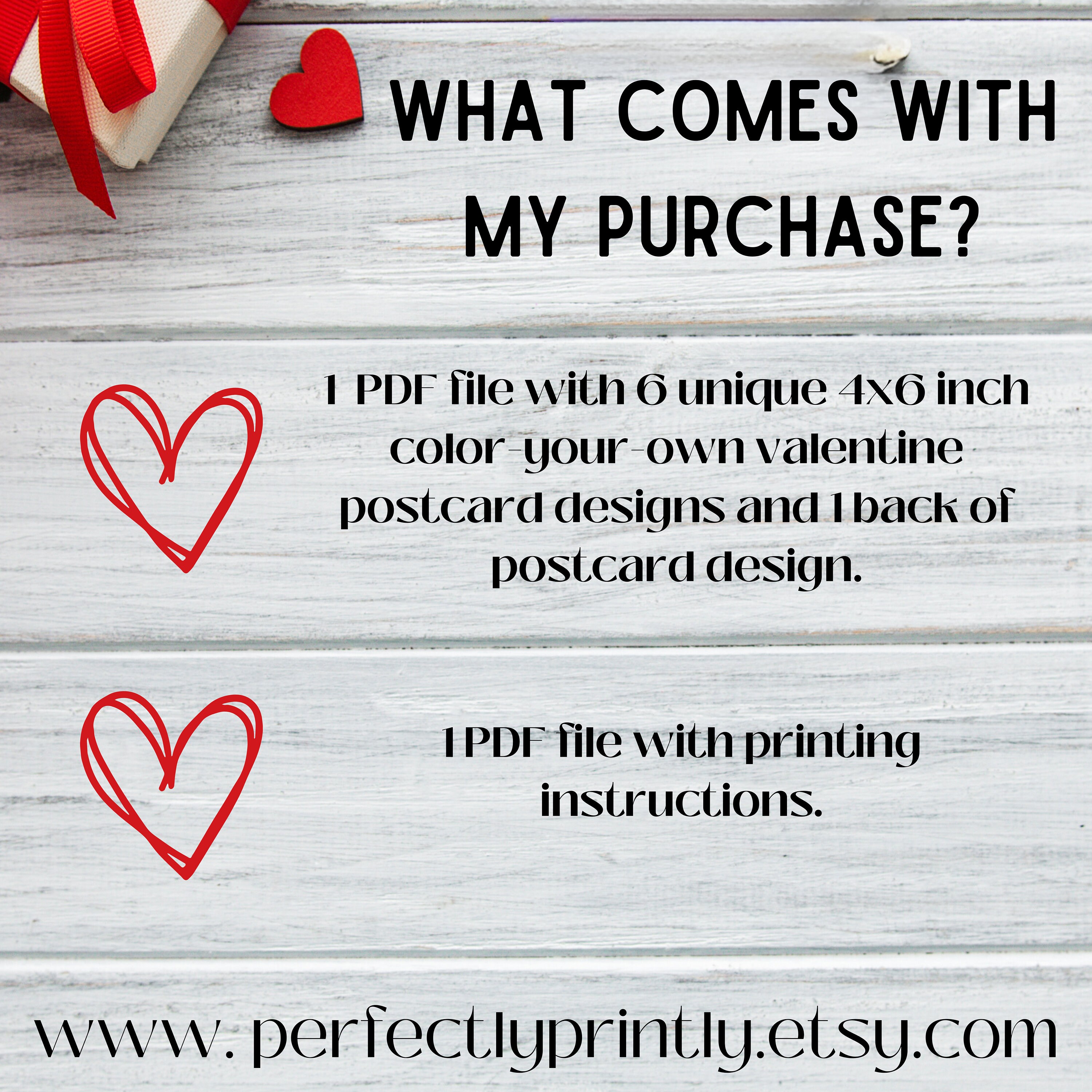 Printable Valentine Coloring Postcards, Valentine Postcards for Kids ...