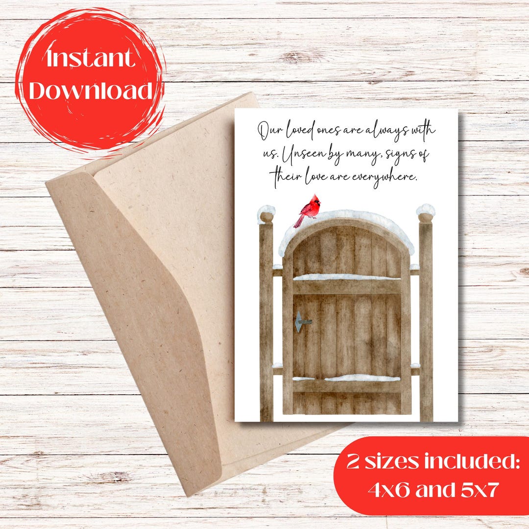 Cardinal Sympathy Card - Words of Comfort and Support for Grieving ...