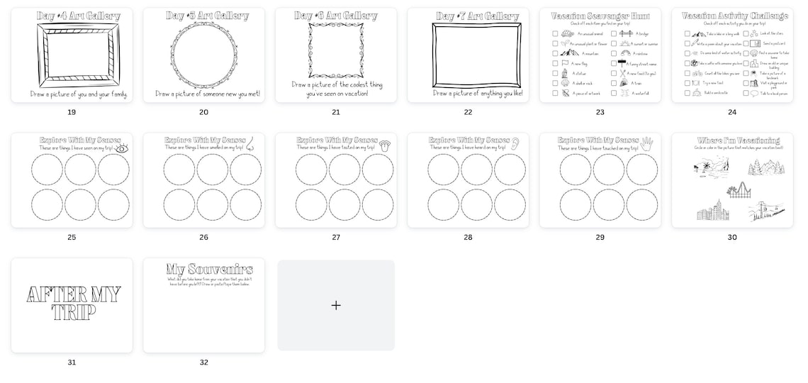 Printable Kids Travel Journal, Travel Diary, Travel Journal Printable ...