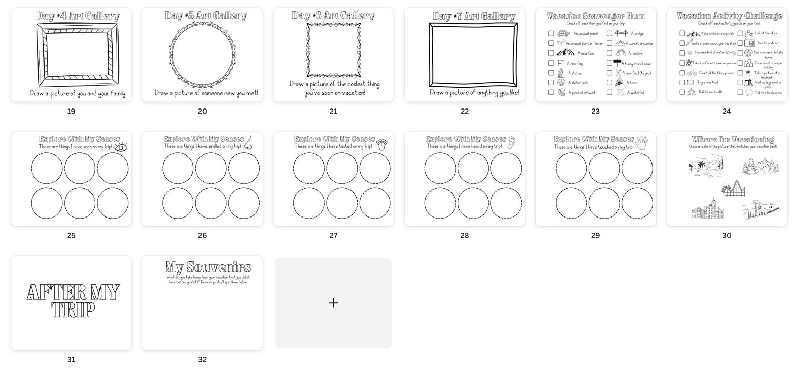 Printable Kids Travel Journal, Travel Diary, Travel Journal Printable ...